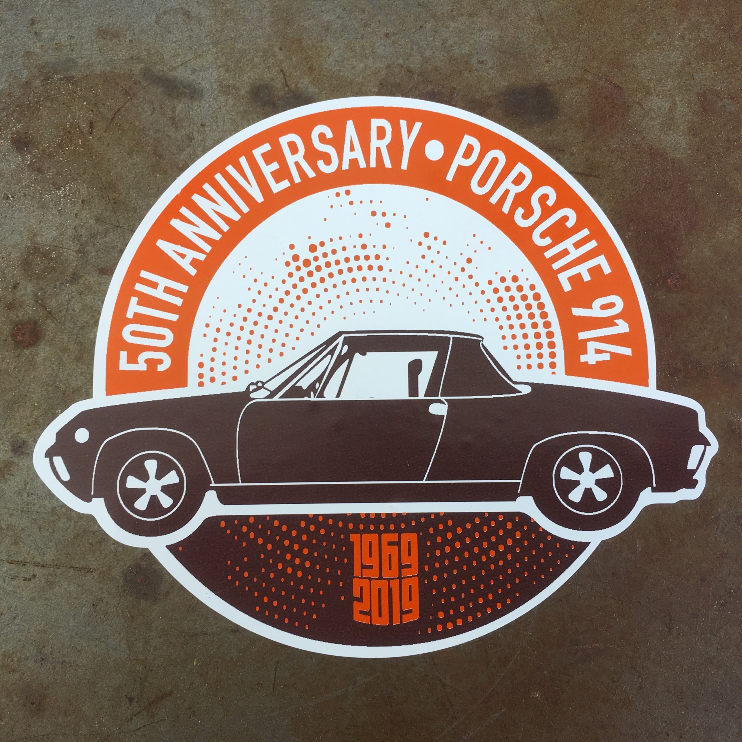 50th Anniversary Porsche 914 Sticker | PeopleKars